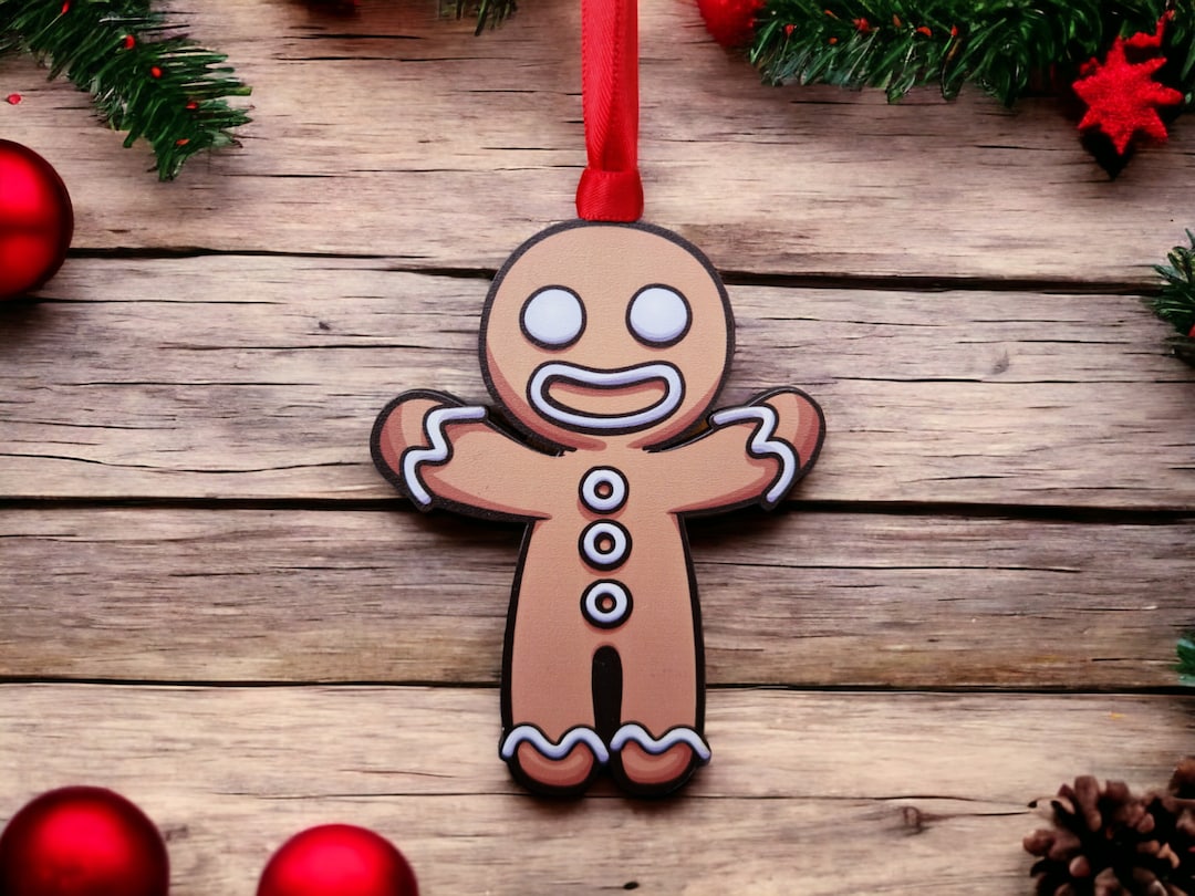 Standard Gingerbread Man Christmas Ornament, Gingerbread Man, Novelty ...