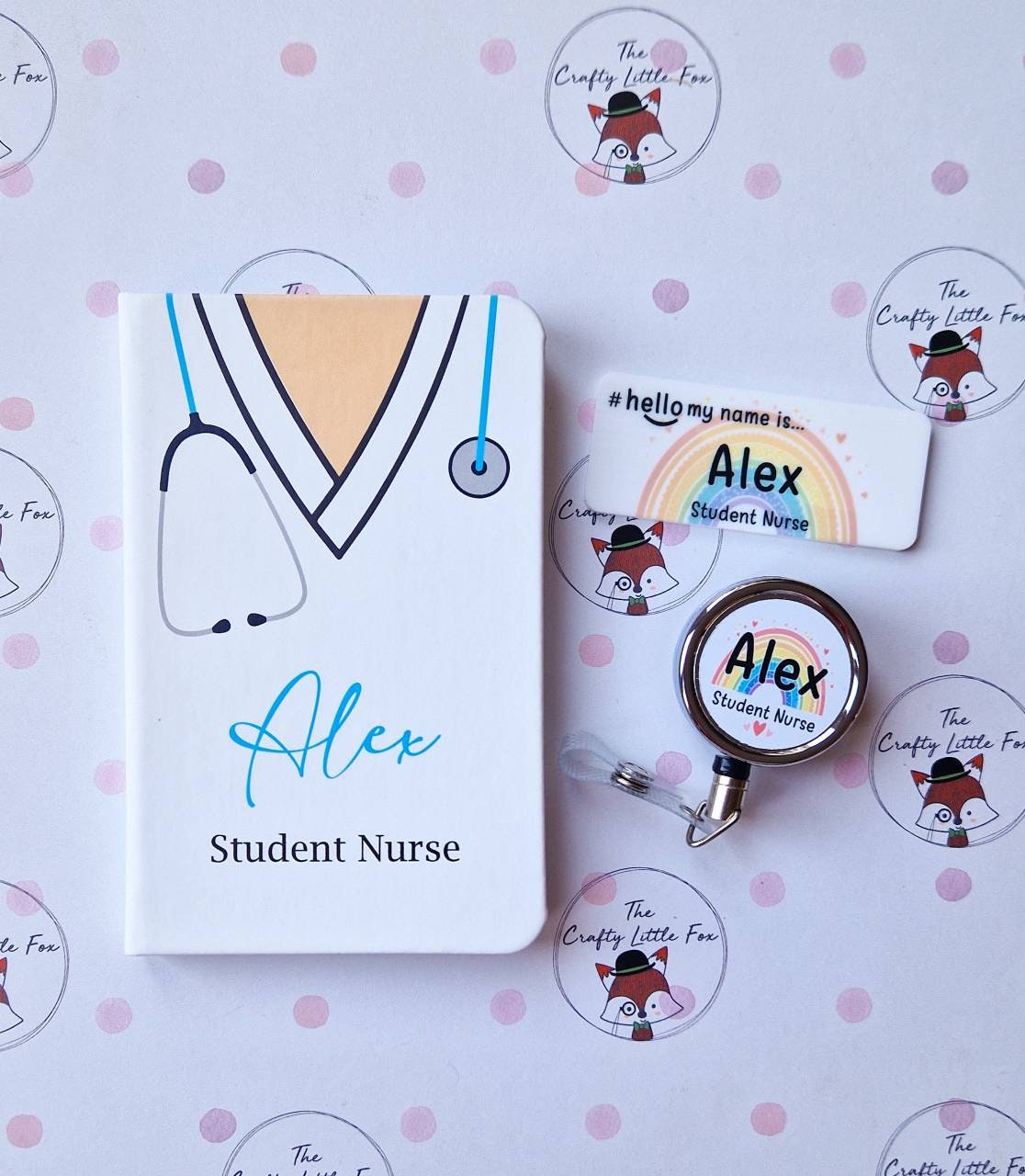 A6 Nursing/medical Notebook and Badge Reel Set. Pocket Sized - Etsy UK