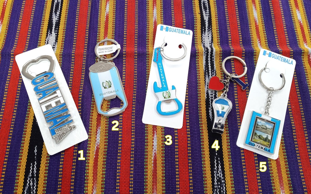 Guatemalan Souvenir Bottle Opener Nail Clipper Keychain FREE SHIPPING ...