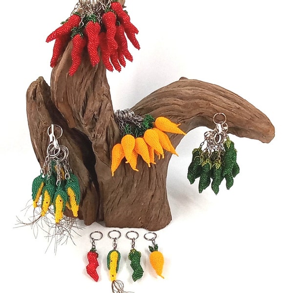 Beaded Corn Keychain - Etsy