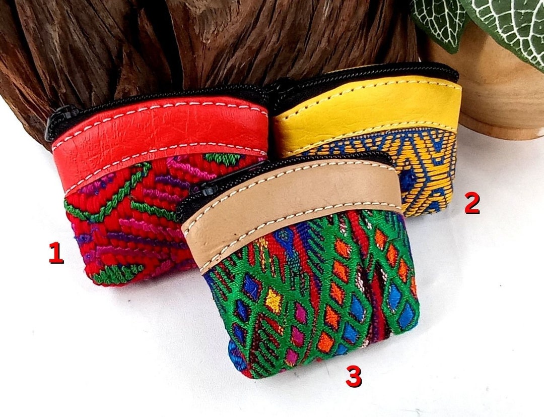Guatemala Textile Huipil Mini Coin Purse Handmade Guatemalan Souvenir ...