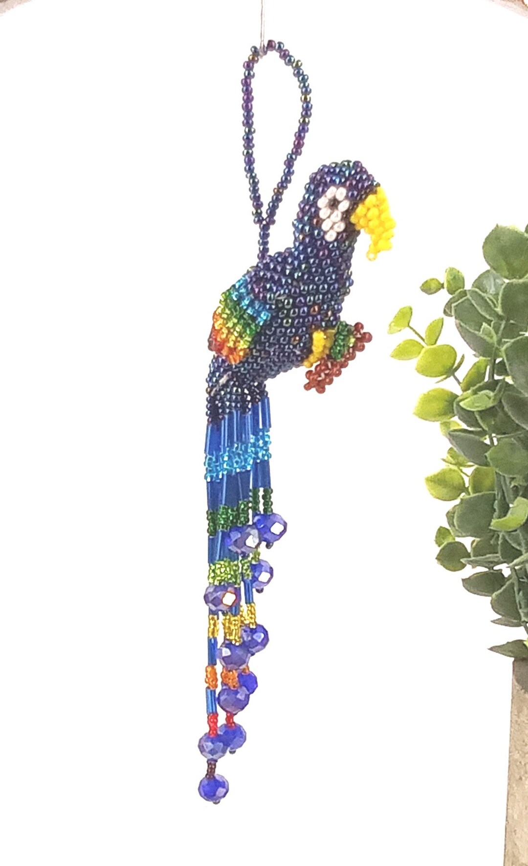Guatemala Guatemalan Multicolor Beaded Parrot/guacamaya/macaw Handmade ...