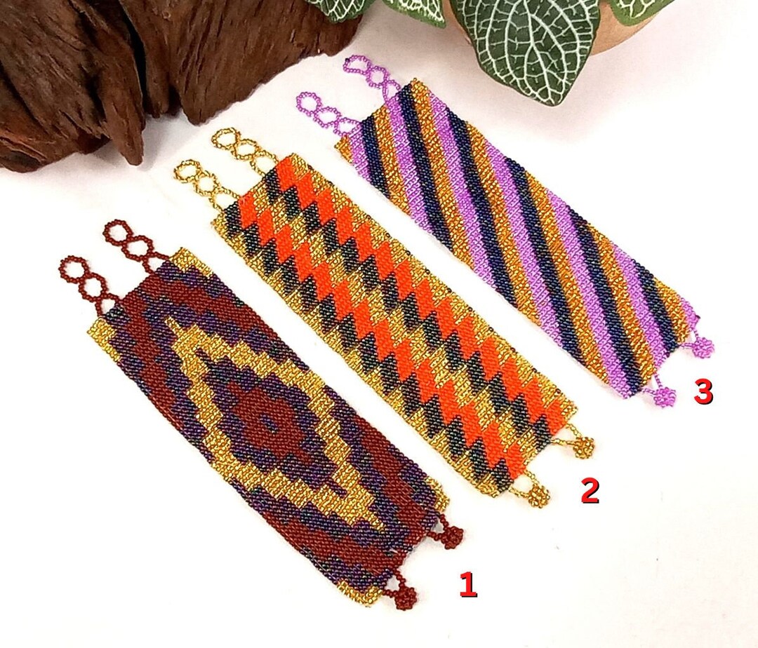 Guatemala Hand Beaded Bracelet Friendship Wristband Handcrafted Jewelry ...