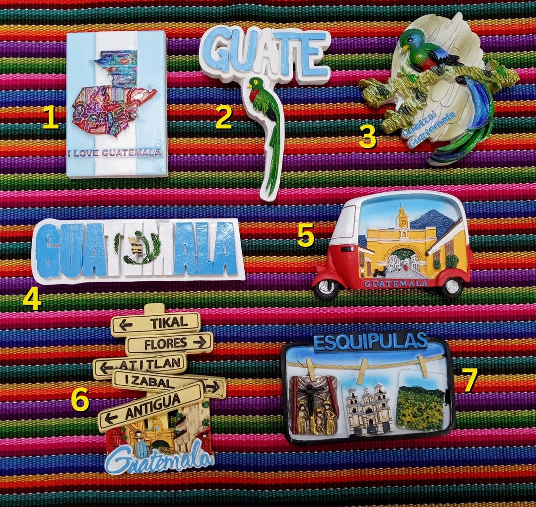 Guatemala 3D Resin Fridge Magnet Guatemalan Refrigerator Magneto ...