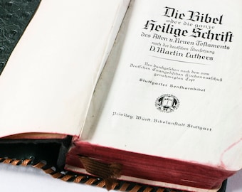 German bible | Etsy