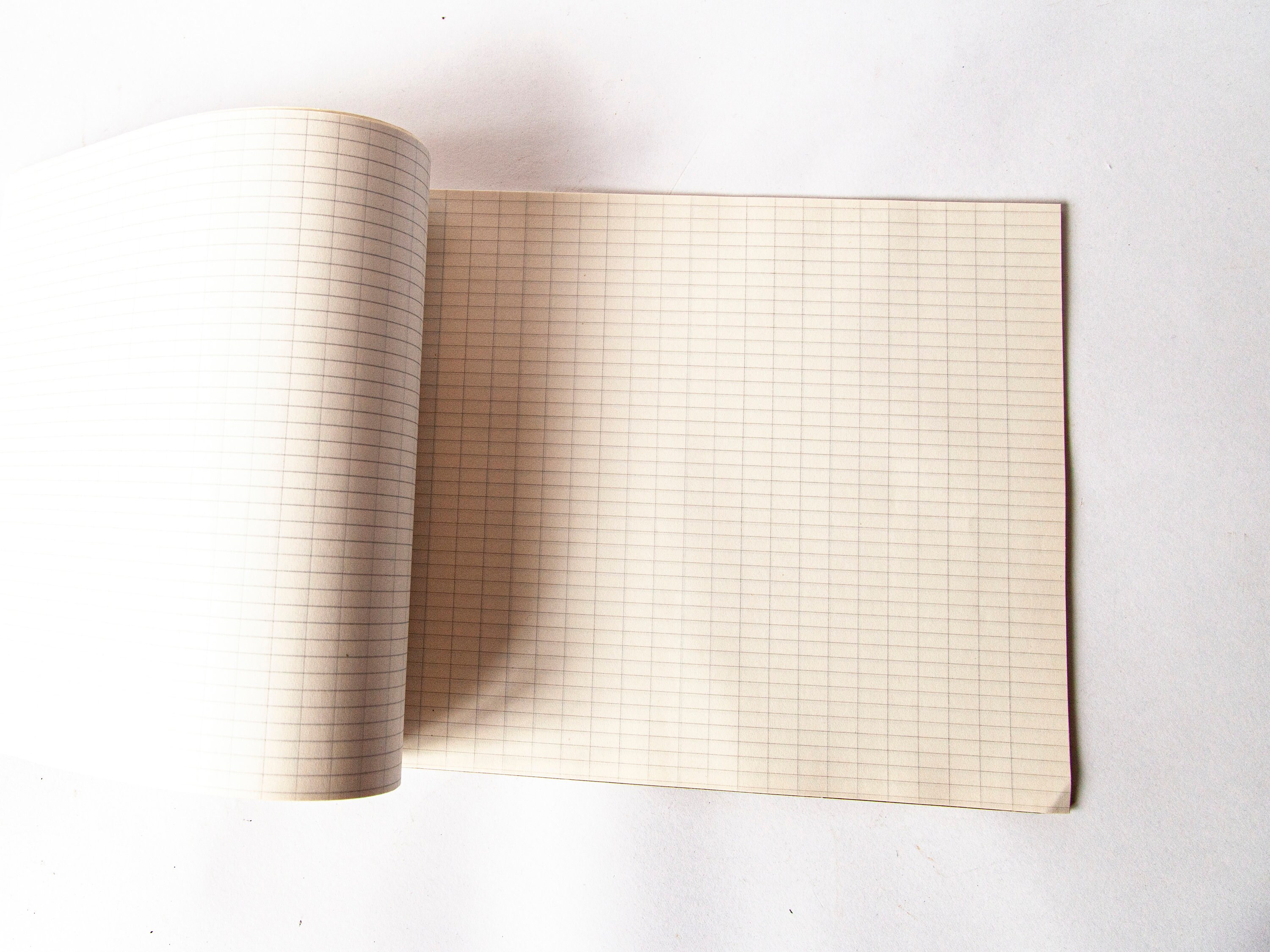 Vintage Note Book With Grids German 50s 60s Gridded Notebook Writing ...