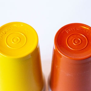 Original Vintage Tupperware From 70s 80s - 2x Drinking Mug With Lid ...