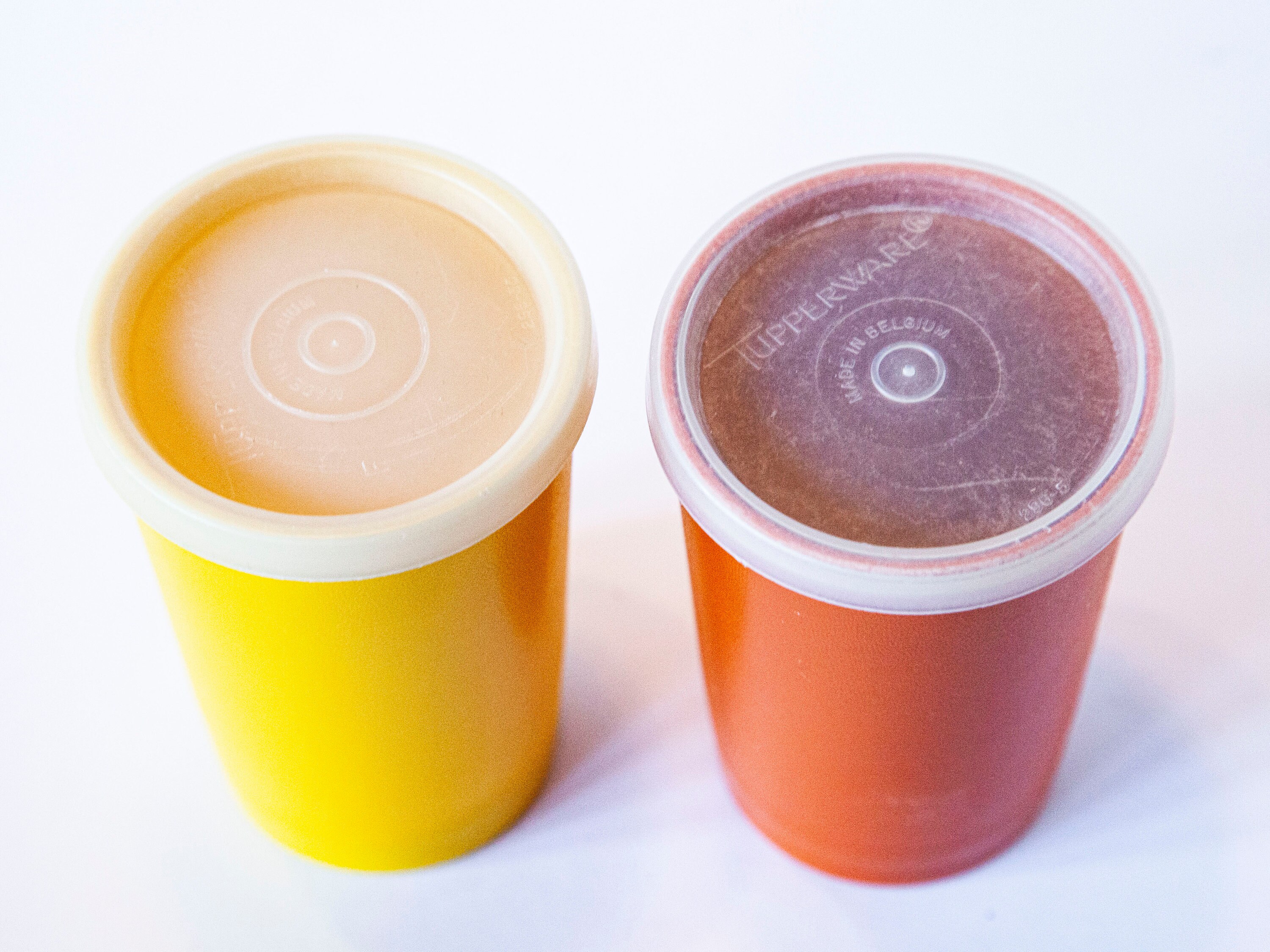 Original Vintage Tupperware From 70s 80s - 2x Drinking Mug With Lid ...