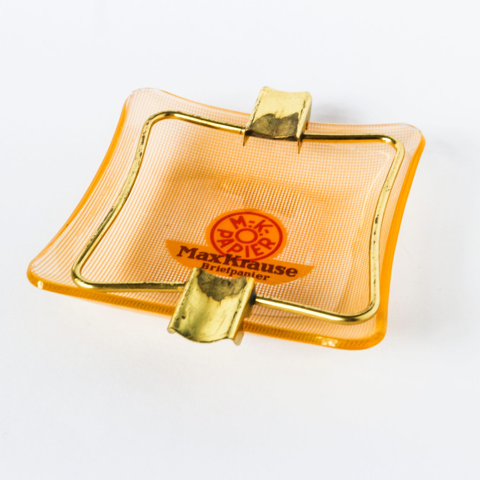 Vintage Yellow Glass Ashtray 50s 60s Beautiful Promotional - Etsy