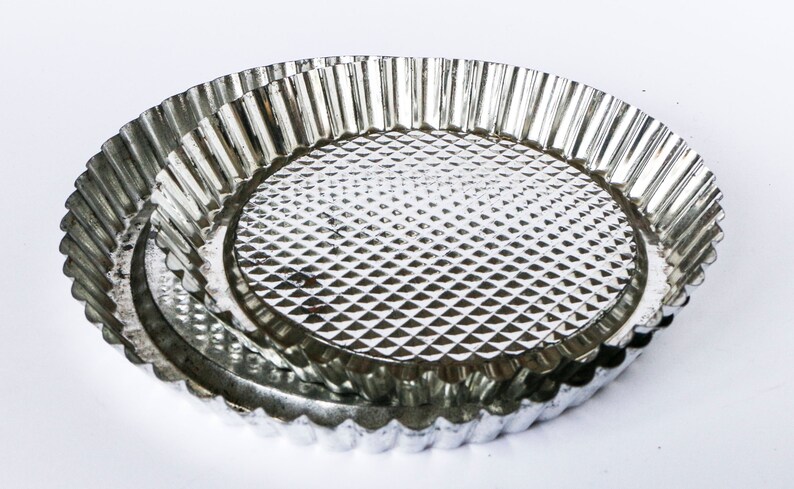 Set of 2 Baking Plates for Paté, Tarte or Cake - Vintage Bake Form, 1 ...