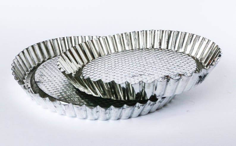 Set of 2 Baking Plates for Paté, Tarte or Cake - Vintage Bake Form, 1 ...