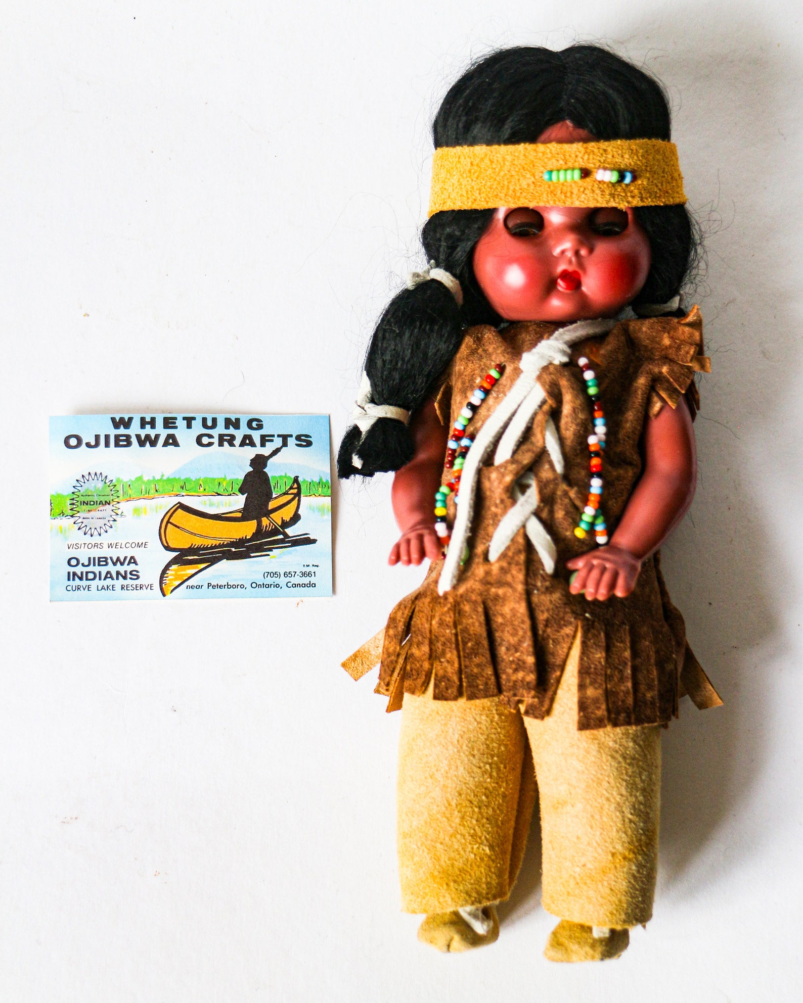 Native Canadian Doll - Whetung Ojibwa Indians Crafts - Traditional ...