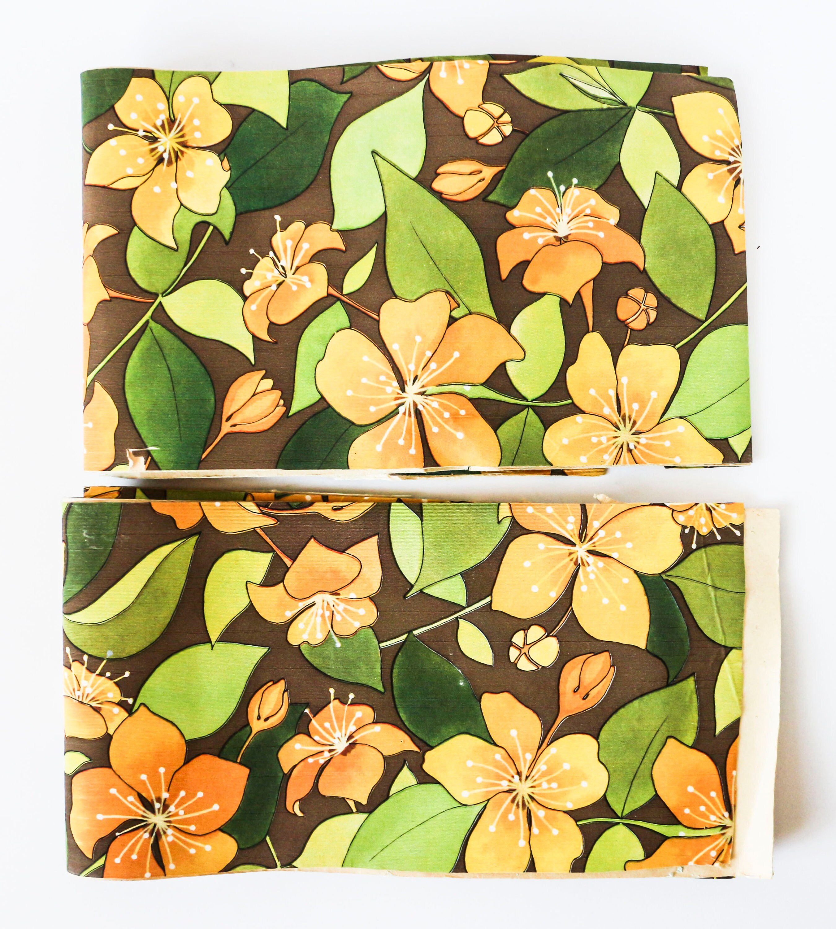 Beautiful Retro Vintage Wallpaper Border - 70s 80s Flower Pattern Style ...