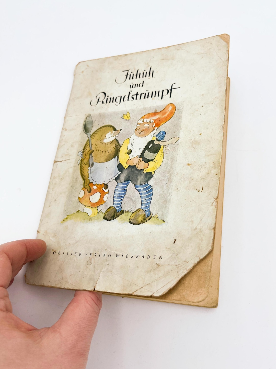 Vintage Rare 1947 Children’s Book “juhuh Und Ringelstrumpf” (margot ...