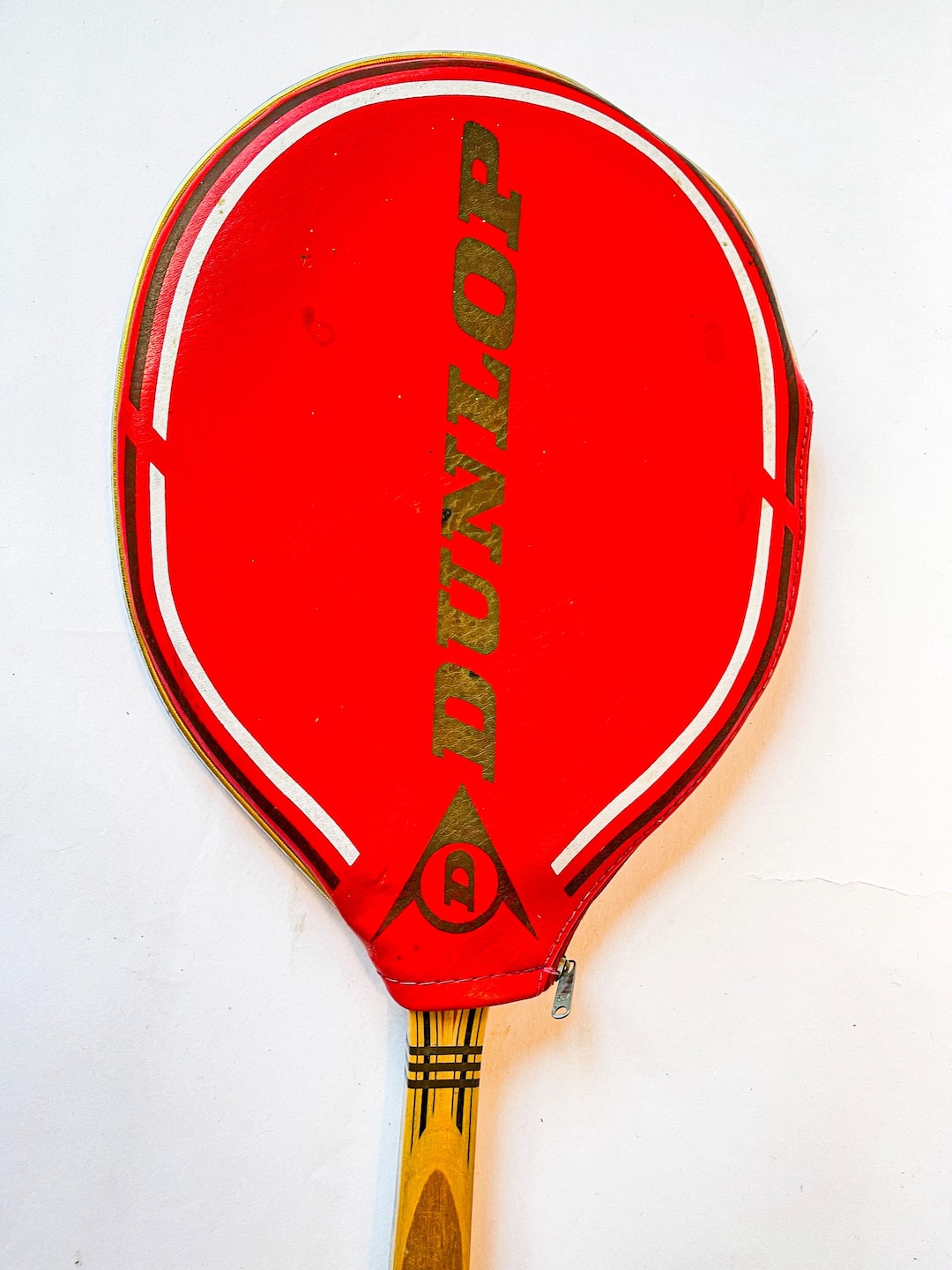 Vintage Dunlop Maxply Super Fort 70s Wooden Tennis Racquet, Original ...