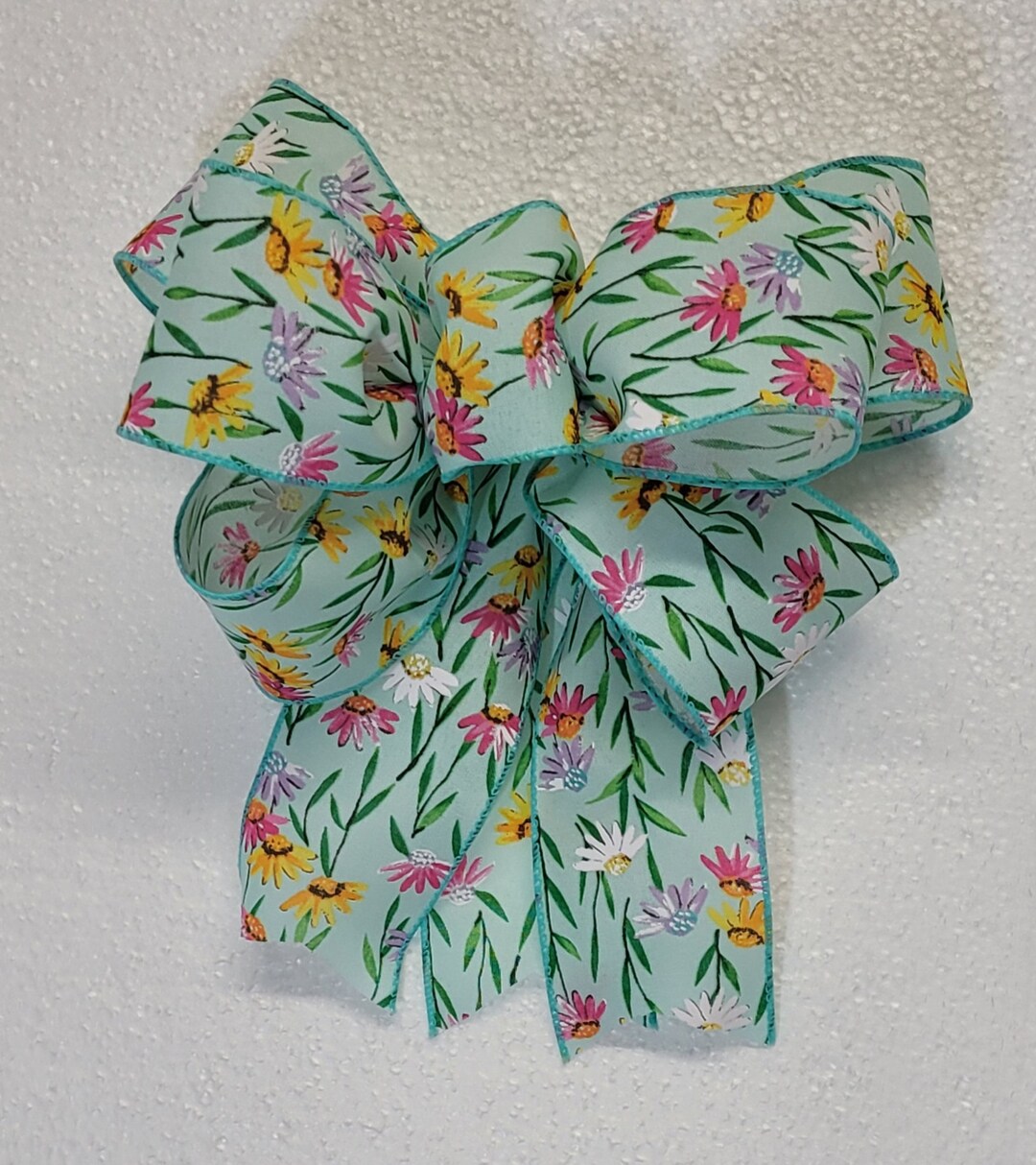 Handmade Easter and Spring Robin Egg Blue With Flowers Bow Spring ...