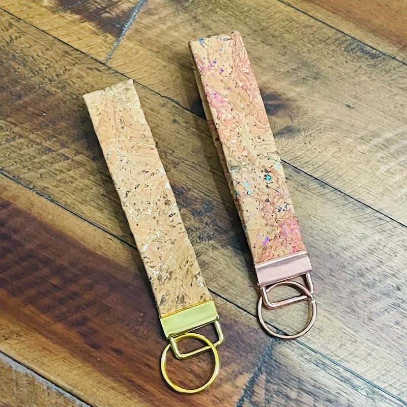 Cork Keychain - Etsy