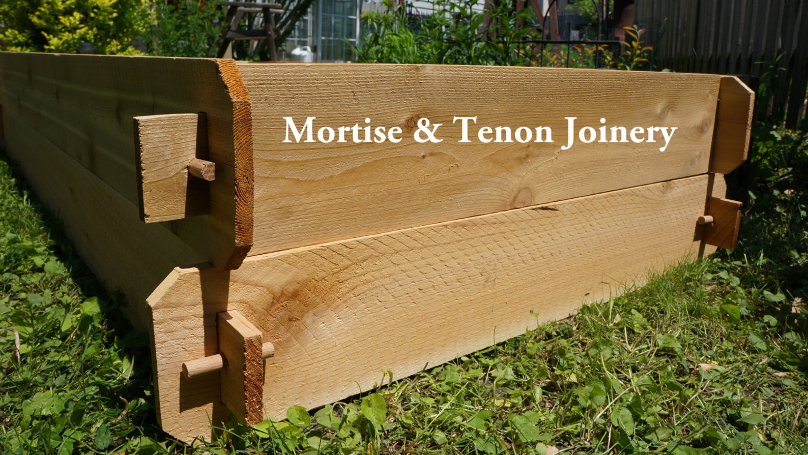 Two 3x6 Cedar RAISED GARDEN BEDS, Raised Planters Vegetable Garden Bed ...