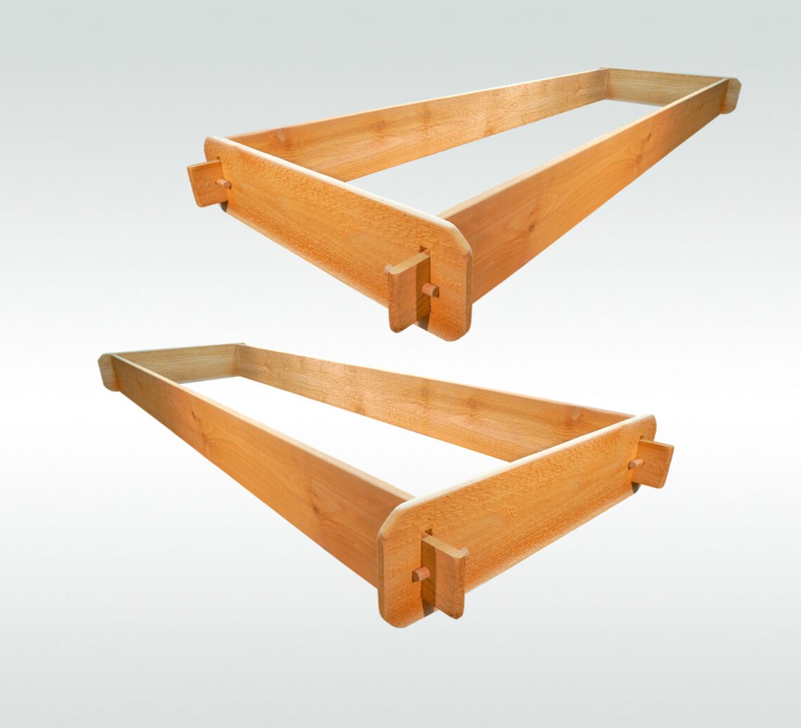 B-stock TWO 2x6 Cedar Raised GARDEN BED Set Raised Planters Vegetable ...