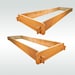 B-stock TWO 2x6 Cedar Raised GARDEN BED Set Raised Planters Vegetable ...