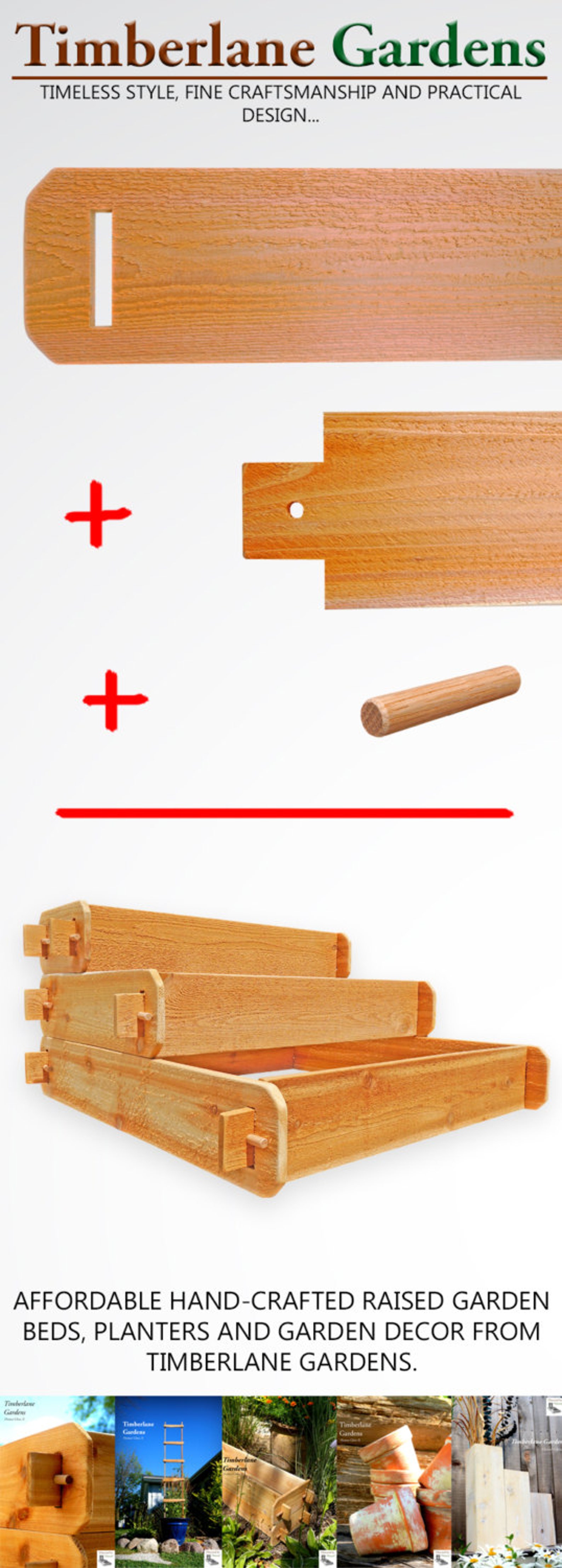 B-STOCK Cedar Raised Garden Bed Kit 3 Tier 1x3 2x3 3x3 | Etsy