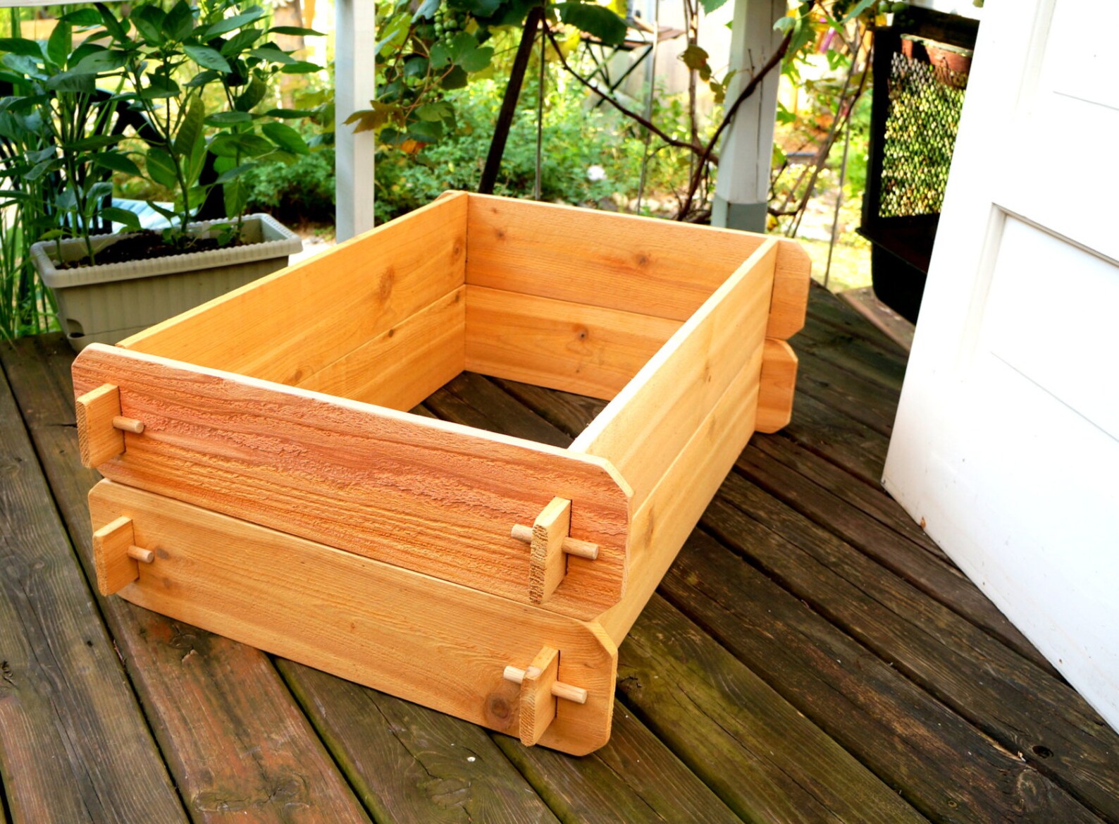 Cedar Raised Garden Bed Deep Kit double 2x3 Christmas Gift - Etsy