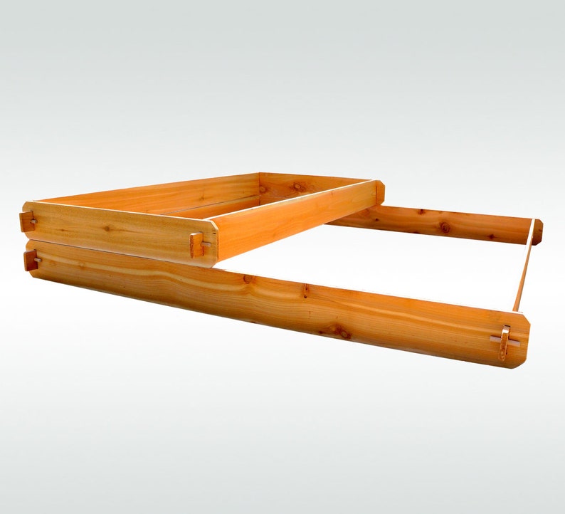 2 Cedar RAISED GARDEN BEDS 3x6 & 6x6 Raised Planters - Etsy