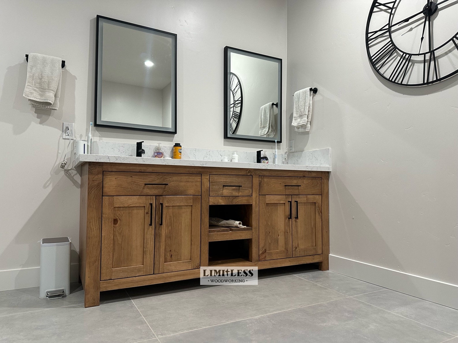 Forgewood Double Sink Vanity - Handmade, Lifetime Warranty, Premium ...