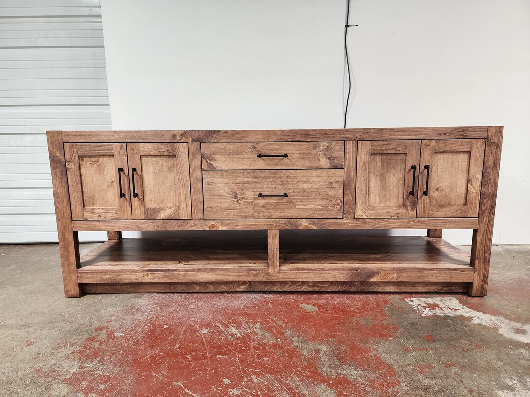 Custom Double Sink Bathroom Vanity- Model 1082 - Handmade, Lifetime ...