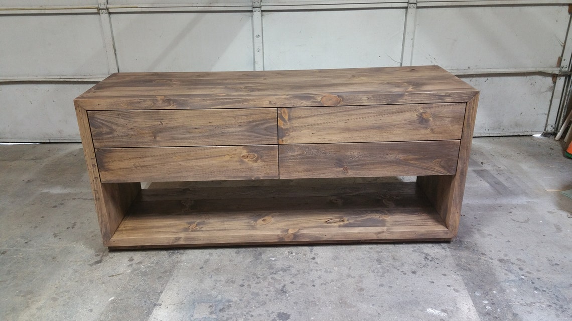 Custom Double Sink Bathroom Vanity Notched Drawers - Etsy