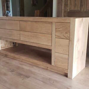 Custom Double Sink Bathroom Vanity - Notched Drawers for Double Sink ...