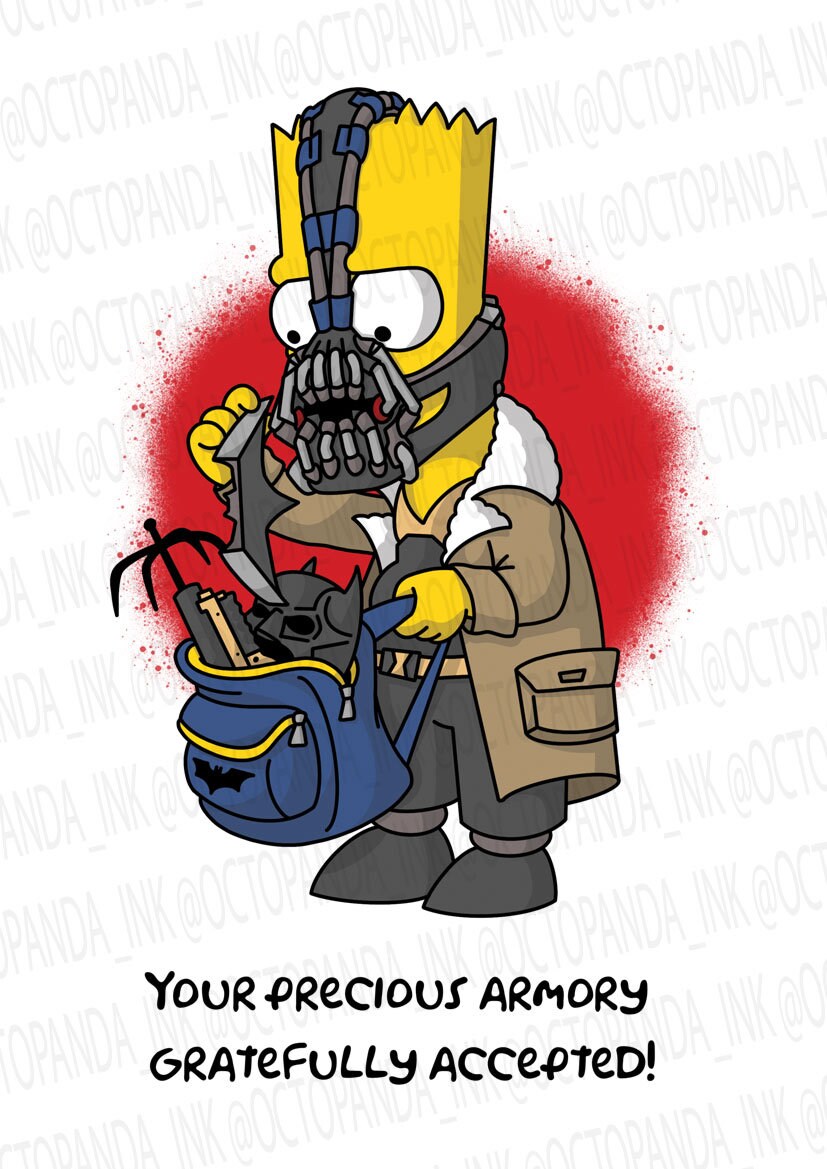 Precious Armory Limited Edition Simpsons 300 Gsm A4 Prints - Etsy