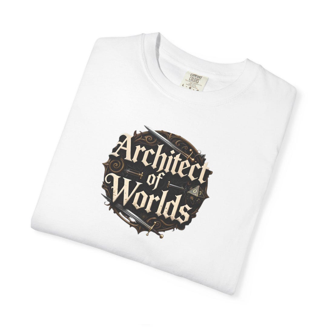 Architect of Worlds T-shirt, Dungeon Master Gift, DND DM Coffee T-shirt ...