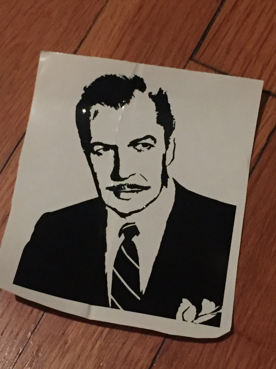 Vincent Price Horror Movie Actor Icon Vinyl Sticker Decal | Etsy