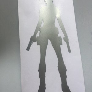 Tomb Raider Lara Croft Vinyl Decal Sticker - Etsy