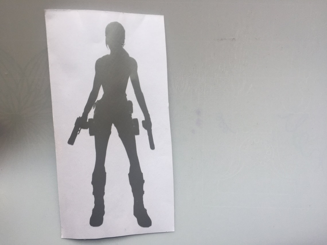 Tomb Raider Lara Croft vinyl decal sticker | Etsy