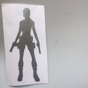 Tomb Raider Lara Croft Vinyl Decal Sticker - Etsy