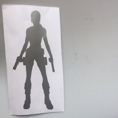 Tomb Raider Lara Croft Vinyl Decal Sticker - Etsy