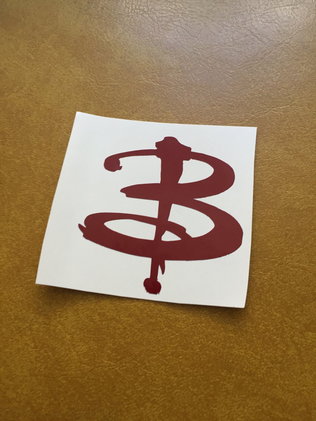 Buffy the Vampire Slayer Logo Letter B Vinyl Sticker Decal - Etsy