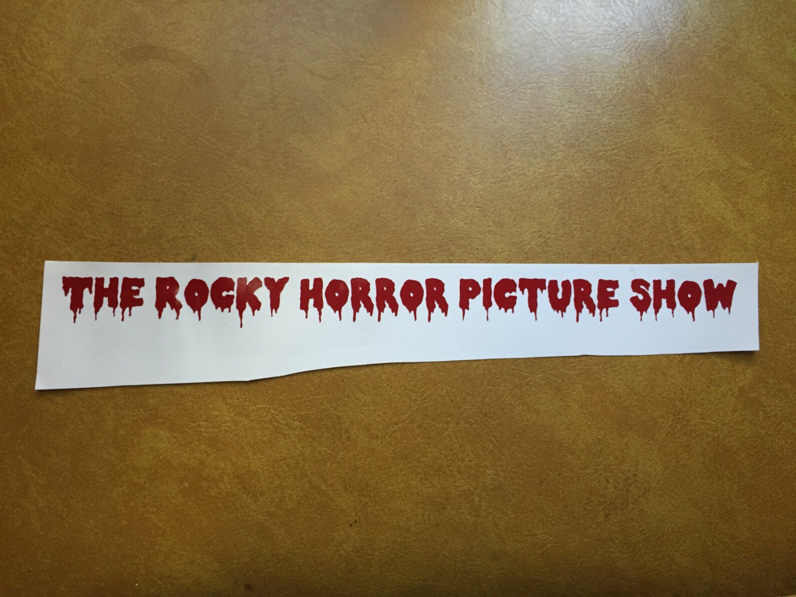 Rocky Horror Picture Show Iconic Font Header Logo Vinyl - Etsy