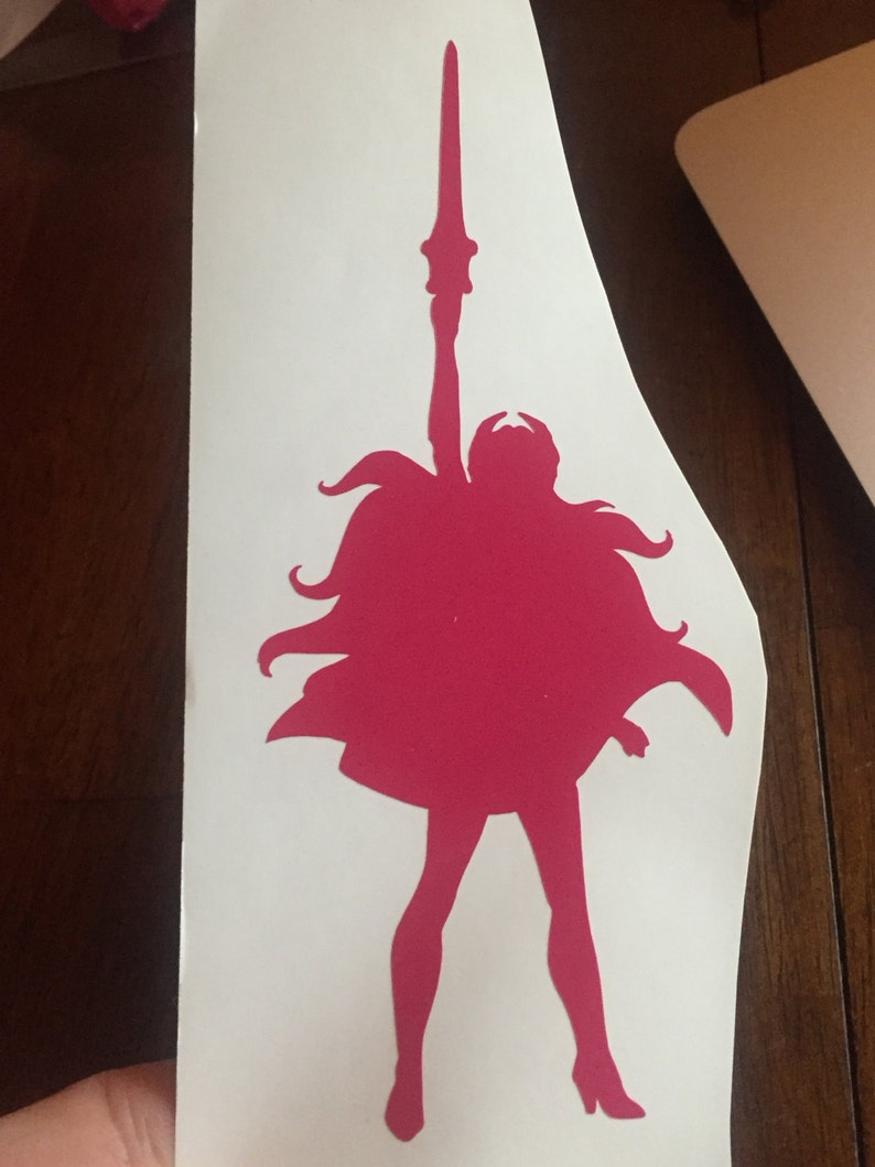 She-ra Princess of Power Hot Pink / Glitter / Silver Vinyl | Etsy