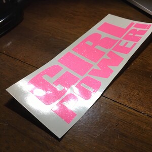 Spice Girls Girl Power! Logo Pink Glitter Vinyl Sticker Decal - Etsy