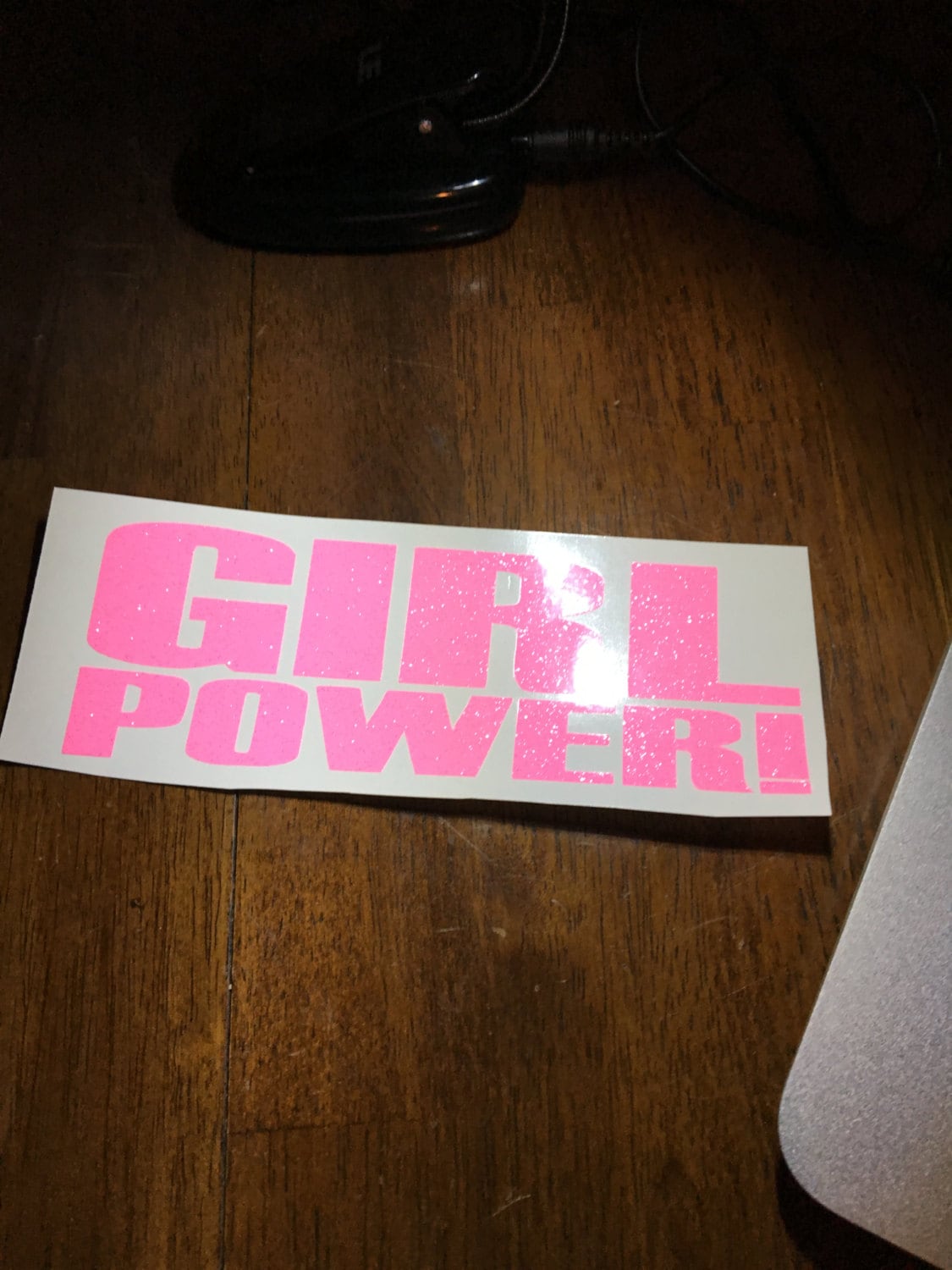 Spice Girls Girl Power Logo Pink Glitter Vinyl Sticker Decal - Etsy