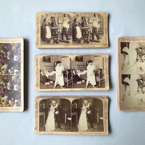 Stereoscope Cards - Etsy