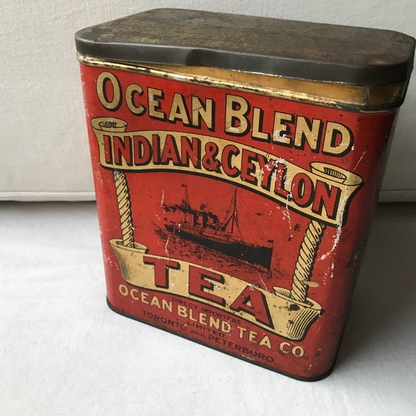 Vintage Tea Tins - Etsy