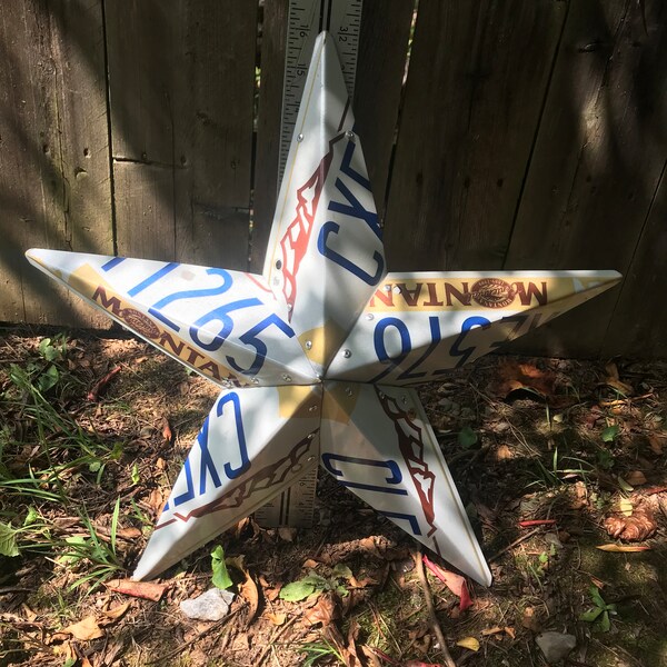 License Plate Star - Etsy