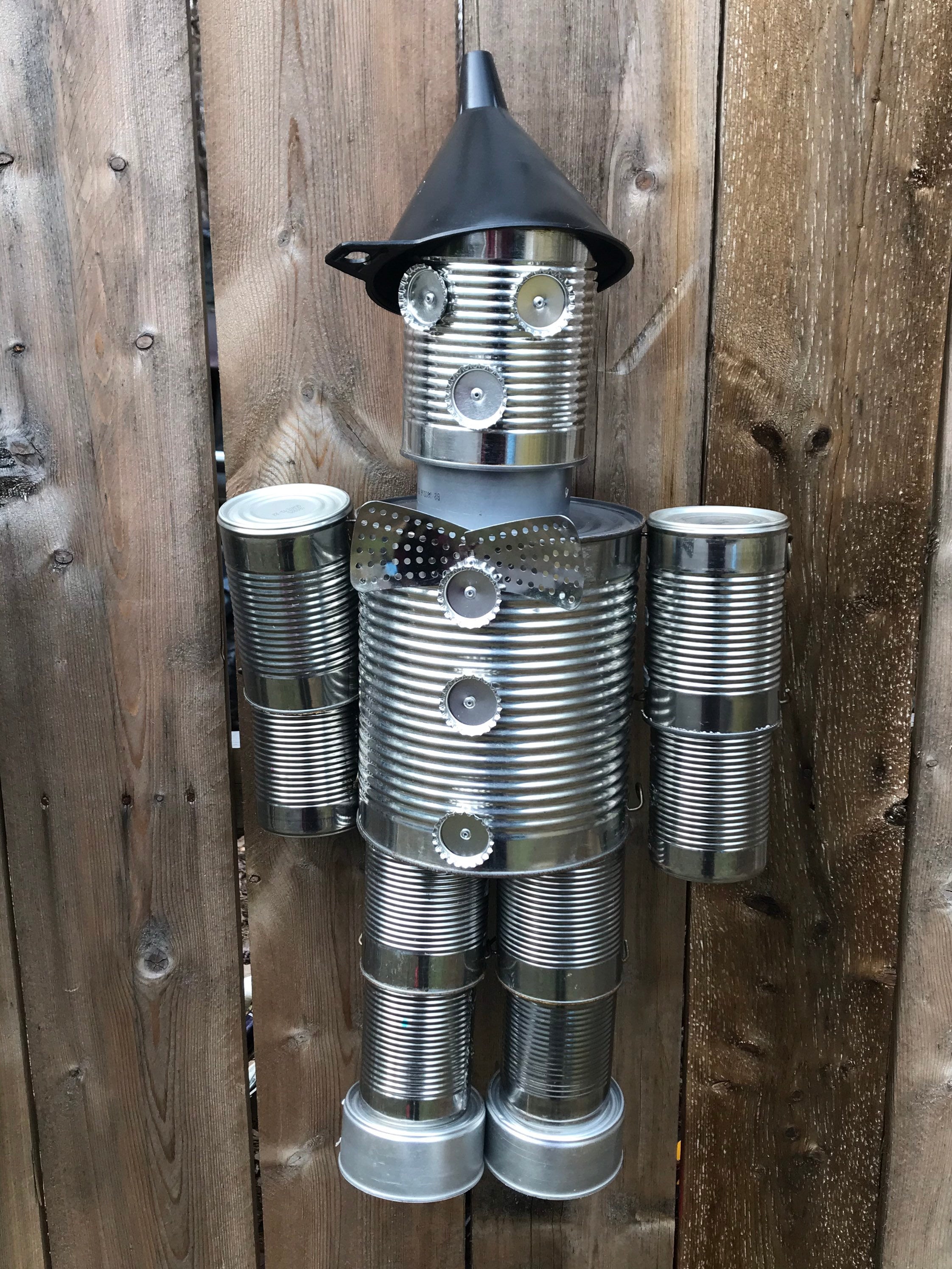 Metal Sculpture, Tin Can Art, Couple Sculpture, Upcycled Art, Tin Can ...