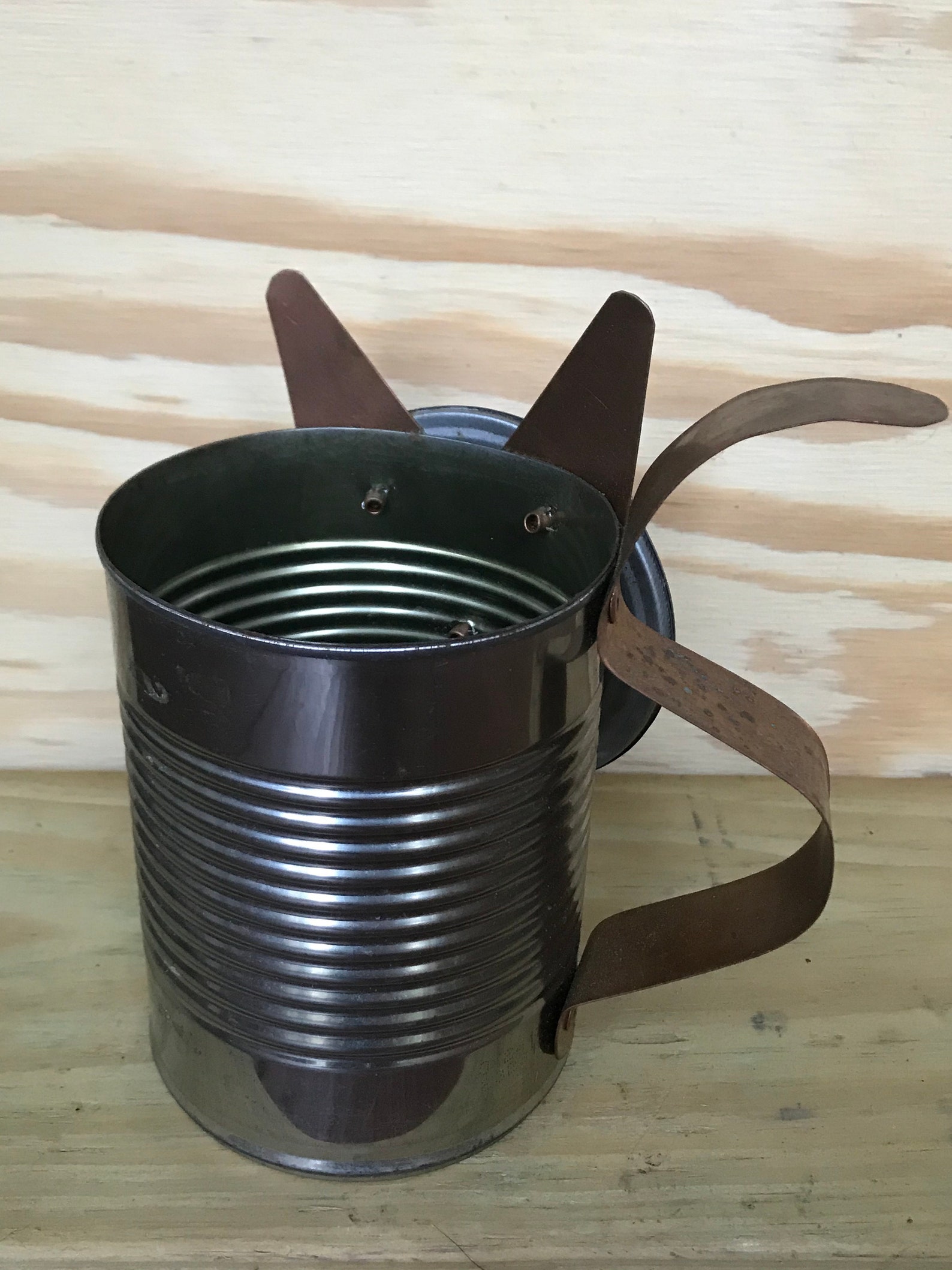 Metal Cat Sculpture, Tin Can Art, Cat Sculpture, Upcycled Art, Metal ...