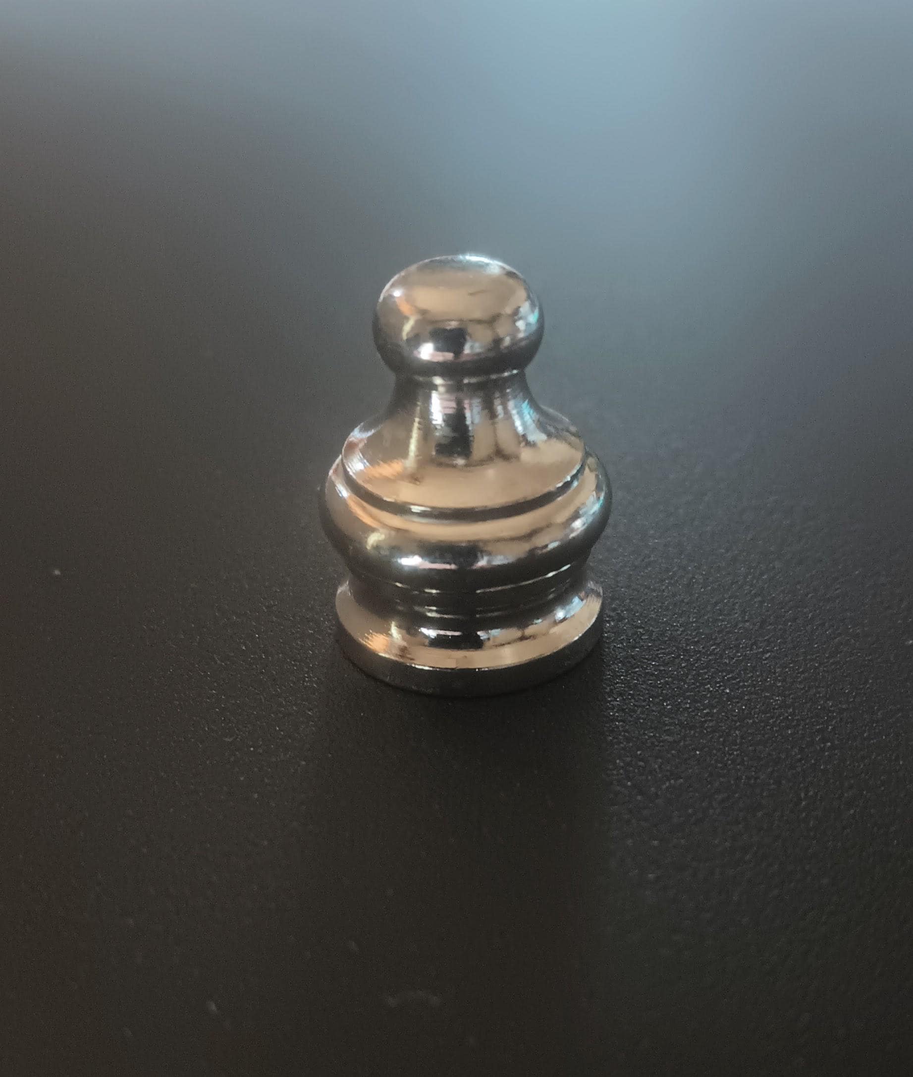 Pack of 2, Brass Light Fixture Finial Caps, 1/8F Threads, Raw Brass or ...