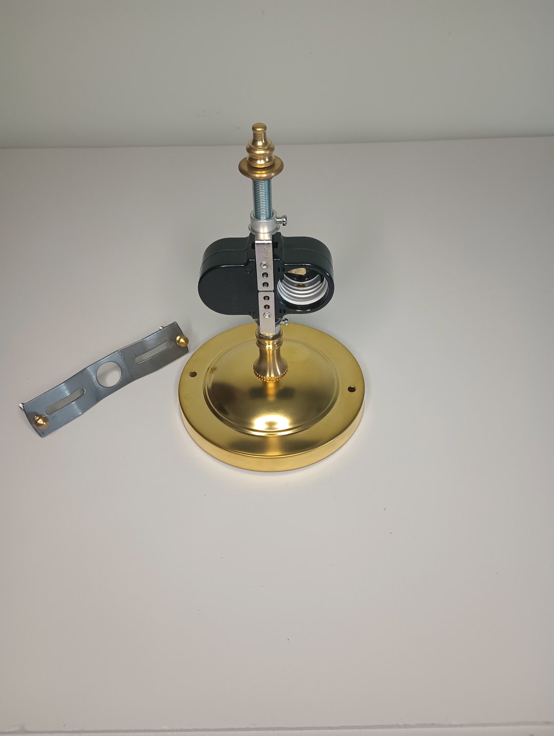 Art Deco Styled Center Post Ceiling Light Fixture for Center Hole or ...